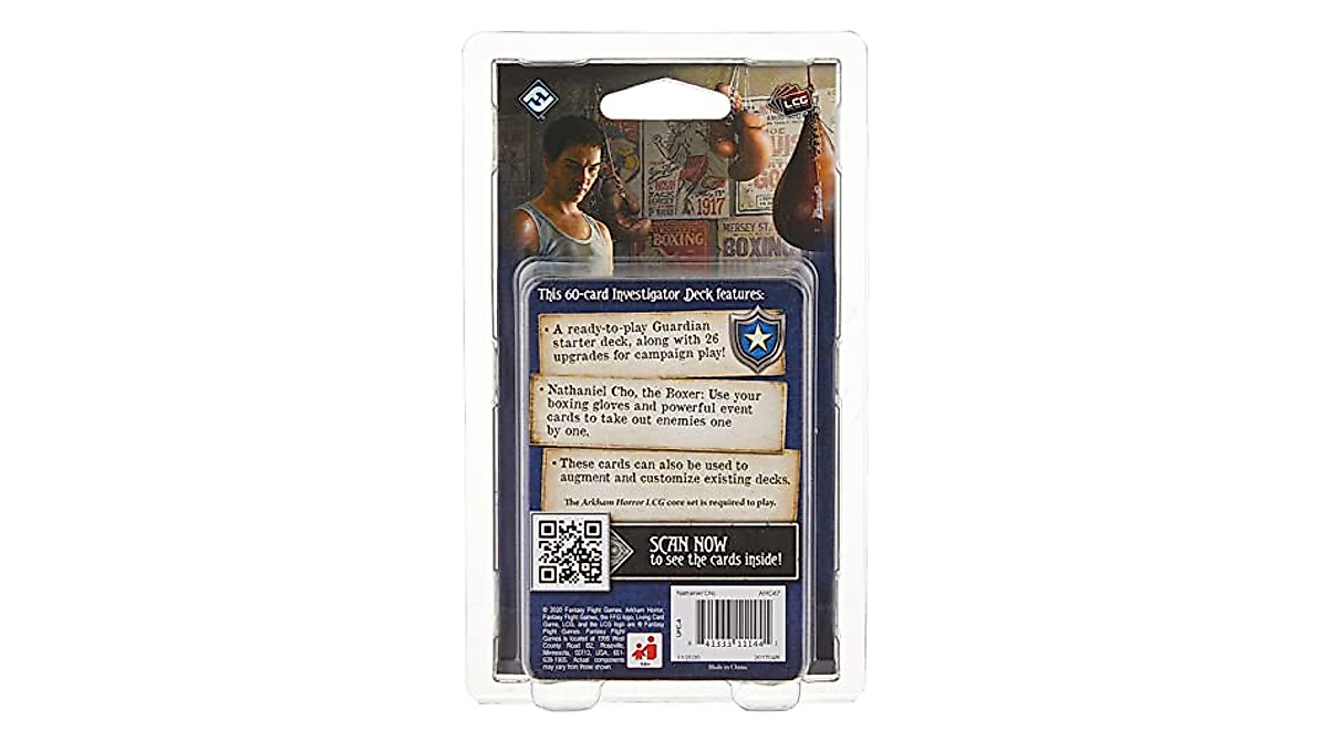 Arkham Horror Nathaniel Cho Starter Deck | Cooperative Card Game