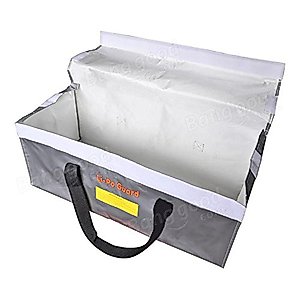 Quickbuying Extra Large 64x25x25CM Lipo Battery Safety Bag Explosion-Proof Guard Bag Charge Sack Battery Protection Bag for LiPo Battery