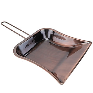 Tofficu Dust Pan Stainless Steel Dustpan Industrial Metal Dust Pan Decorative Dustpan for Household Cleaning Supply Cleaning Sweeping Kitchen