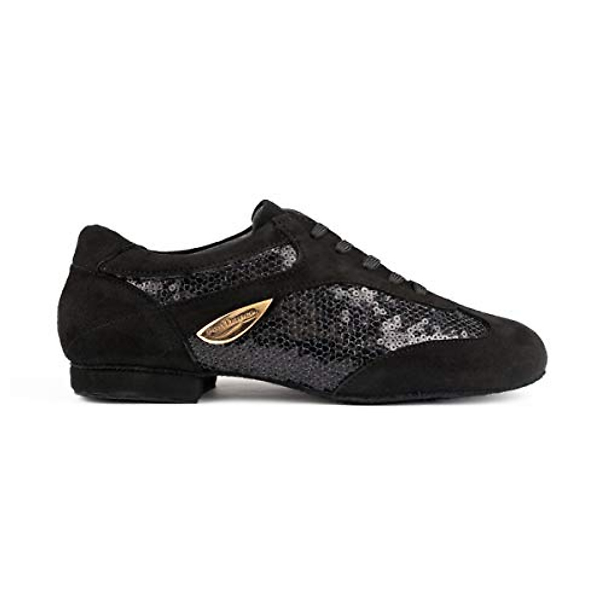 PortDance Ladies Dance Shoes PD01 - Sole: Suede - Size: EUR 41 Black