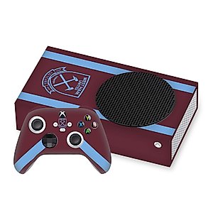 Head Case Designs Officially Licensed West Ham United FC Jersey 2020/21 Home Kit Vinyl Sticker Gaming Skin Decal Cover Compatible With Xbox Series S Console and Controller Bundle