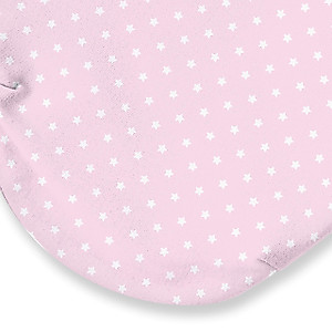 SwaddleMe Original Swaddle – Size Small, 0-3 Months, 2-Pack (Pink Polka Whale)