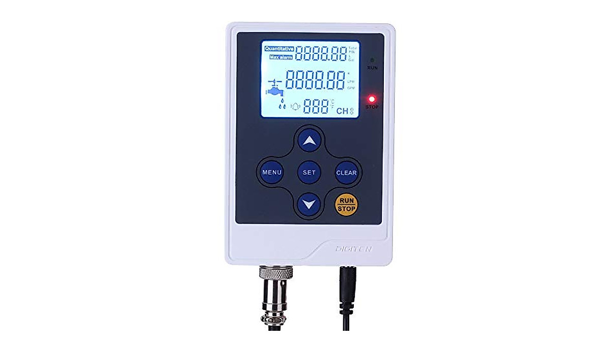 DIGITEN Water Flow Control Meter with LCD Display