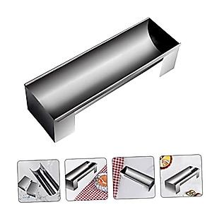 Cabilock U Shape Cake Mold Food Molds Stainless Toaster Round Bread Pan Bread Cooking Pan Bread Loaf Pan Bread in a Can Kitchen Baking Tool Creative Baking Mold Dessert Baking Mold Silver