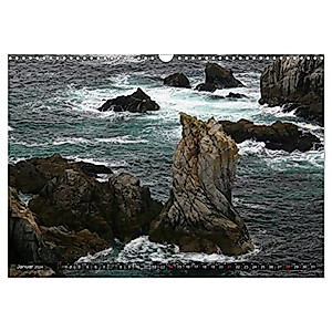 Rock in the surf (Wall Calendar 2024 DIN A3 Landscape), CALVENDO 12 Month Wall Calendar
