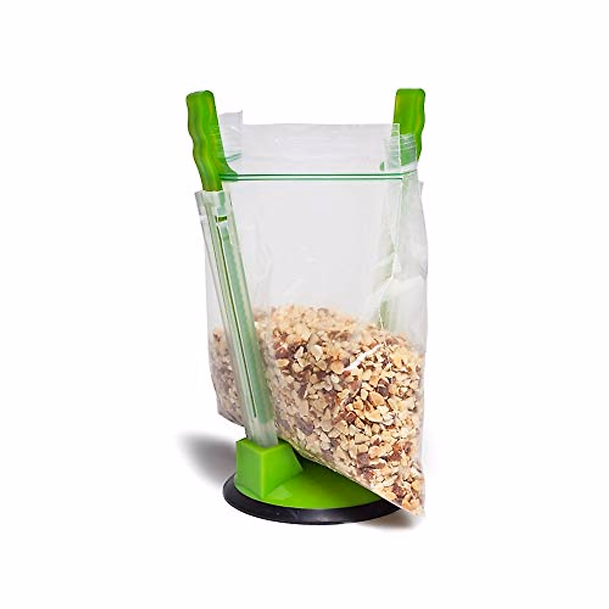 Original Jokari Adjustable Baggy Rack Stand 3 Pack. Prop Plastic Ziploc Freezer Storage Bags Open Hands Free to Pour Leftovers, Snacks and Meal Prep Ingredients With No Food Spills or Kitchen Mess.