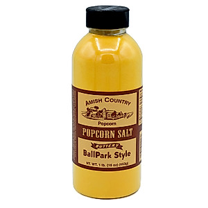 Amish Country Popcorn | Ballpark ButterSalt Popcorn Salt - 16 oz Bottle