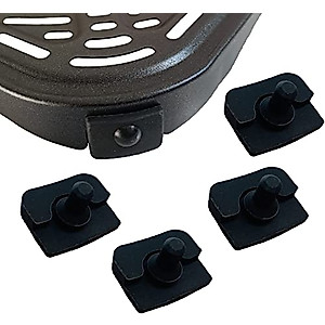 Air Fryer Silicone Bumpers for 6.8QT COSORI Air Fryers, 4PCS Upgraded Air Fryer Rubber Tabs, Rubber Pieces, Rubber Feet, Rubber Parts, Rubber Stoppers for 6.8Quart COSORI Air Fryers