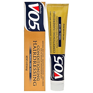 Alberto VO5 Conditioning Hairdressing for Normal to Dry Hair - Hair Conditioner Styling Product - Smooths Frizz - Brightens Color - 1.5 oz