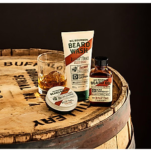 Duke Cannon Supply Co. Big Bourbon Beard Balm, 1.6oz - Oak Barrel Scent/Made with Natural and Organic Ingredients