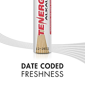 Tenergy 1.5V AAA Alkaline Battery, High Performance AAA Non-Rechargeable Batteries for Clocks, Remotes, Toys & Electronic Devices, Replacement AAA Cell Batteries, 100 Pack