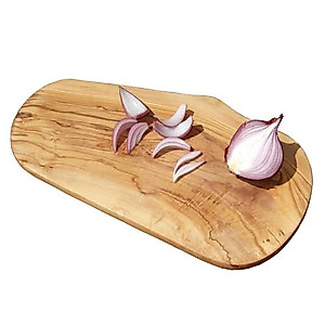 Naturally Med Olive Wood Cutting/Cheese Board, Large, 18" L