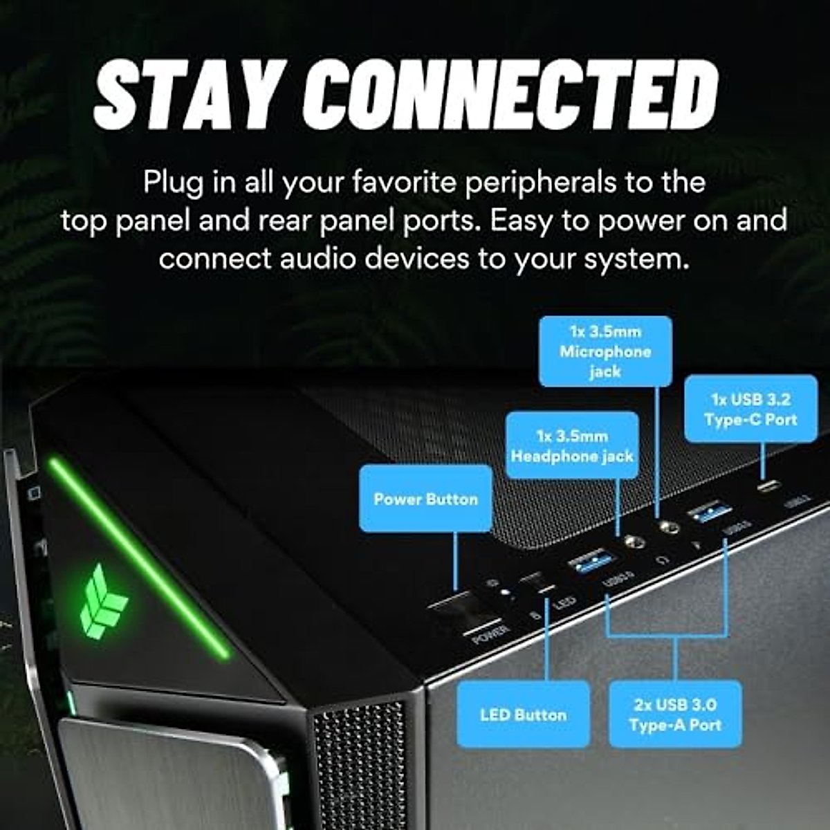 Empowered PC Mantis V2 Gaming Desktop - NVIDIA GeForce RTX 3070 (>4060 TI), AMD Ryzen 7 5700X Processor, 32GB DDR4 RAM, 512GB NVMe SSD + 2TB HDD, WiFi, Windows 11H - Gamer RGB Computer
