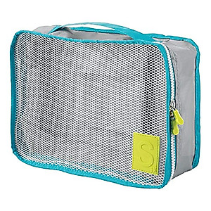 インターデザイン(Interdesign) Aspen Storage Case, 1.3 x 31.75 x 43.2 cm, Gray/Teal