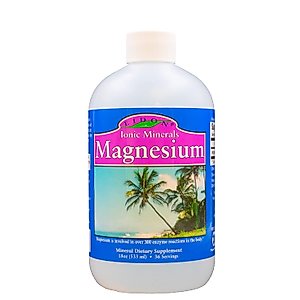 Eidon Liquid Magnesium Concentrate - Ionic Magnesium Drops Supplement for Adults, Men and Women, Supports Muscle Relaxation, Bioavailable, No Additives or Preservatives - Magnesium Chloride, 18 oz