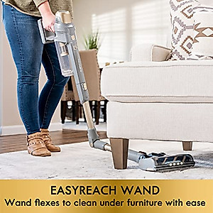 Kenmore DS4095 Brushless Cordless Stick Vacuum with EasyReach Wand, Lightweight Cleaner with 2-Speed Power Control, LED Headlight, Converts to Handheld for Hardwood Floors, Carpet & Pet Hair