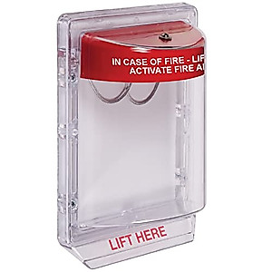 Safety Technology International, Inc. STI-1200 Stopper II without Horn Flush Mount, Protective Polycarbonate Cover