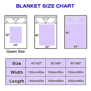 Dasons Cute Cartoon Flannel Throw Blanket Plush Lightweight Blanket Sofa Bed Living Room for Kid Adult Mother Father Friends Lovers Pets Gifts Birthday Halloween Christmas 80 * 60 in