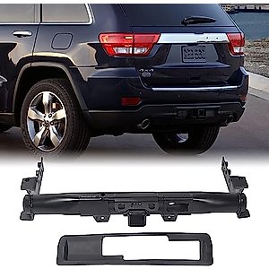 KKoneAuto Hitch Receiver and Bezel Class IV Compatible with 2011-2020 Grand Cherokee Trailer Tow Hitch Receiver 2 Packages Replacement for Part #82212180AD # 82212180AC
