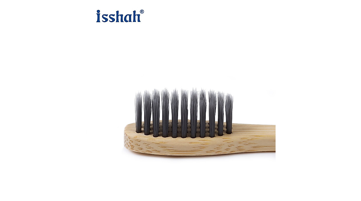 Eco-Friendly Bamboo Toothbrush Pack - 12 Count | Isshah