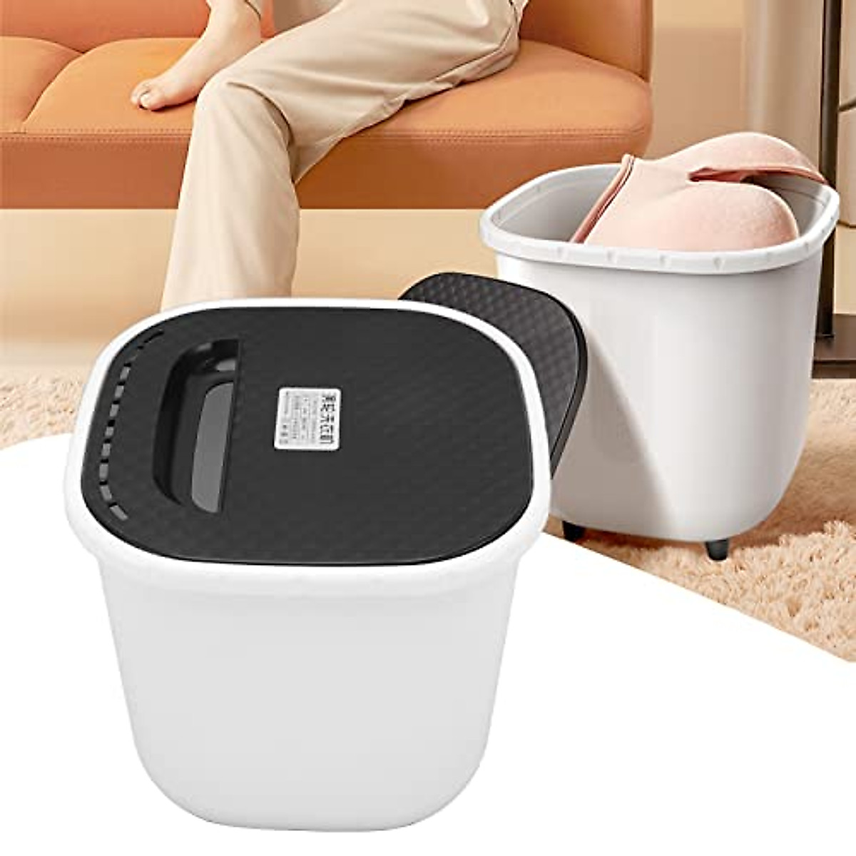 6 Litre Mini Lingerie Washer, Portable Ultrasonic Washing Machine, Mini Underwear Washer Compact Laundry Machine with USB Cord, Automatic Power Off, Suitable for Home Business, Travel, Apartment