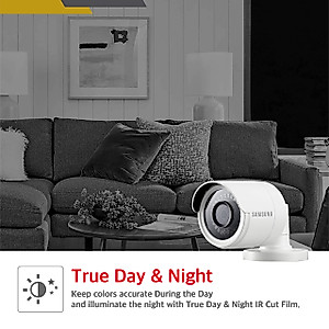 Samsung Wisenet SDC-89440BB - 4MP Weatherproof Bullet Camera, Compatible with SDH-C85100BF