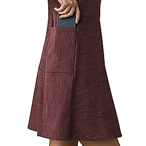 prAna Women's Kimble Dress, Flannel Heather, Large