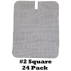 24 - Fiberglass Trap Pan Covers for Size #2 Square Trapping Supplies