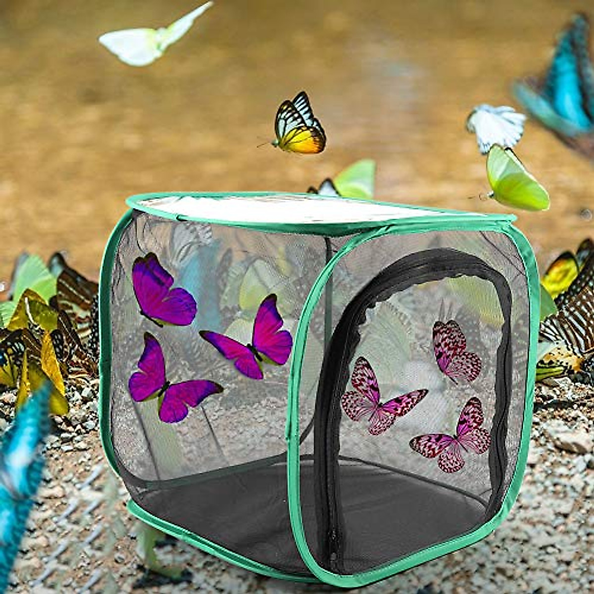 Parakeet Cage, Birdcages Non- Sturdy Durable Foldable Large for