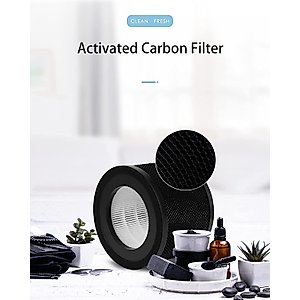 2-Pack TT-AP001 Filter Replacement for TT-AP001, VAVA VA-EE014 Air Purifiers, H13 True HEPA Filter, Replace TT-AP001SPF
