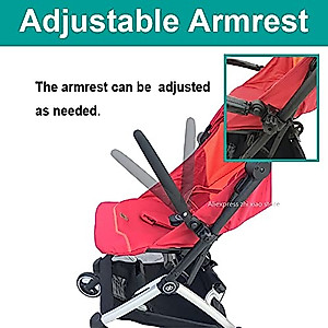 NW Baby Stroller Accessories Adustable Armrest ,Compatible with GB Pockit+ All City (EVA Armrest), 1 Count (Pack of 1)