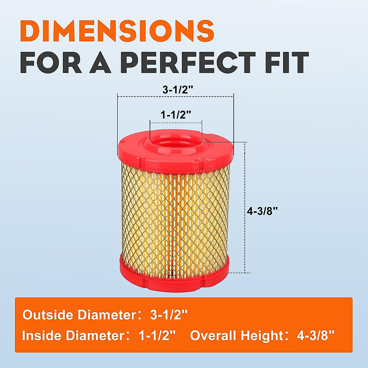 Hipa 937-05066 Air Filter 951-12690 Oil Flter for MTD 737-05066 547cc OHV Cub Cad XT1-LT42 XT1-LT46 Lawn Mower Tractor Troy Bilt TB42 TB46 Craftsman T1300 T1500 Lawn Mower 4X90HU 8X90KU 8X90ZU 9X90HU