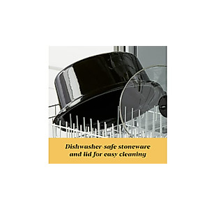 4.5 Quart Lift & Serve Programmable Slow Cooker, Black