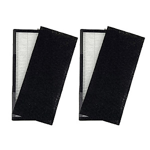Nispira 3-in-1 HEPA Pre Filter Replacement Compatible with T300 T100 Smart Air Purifier. Compared to Part TF30-Fresh + Carbon, Pack of 2