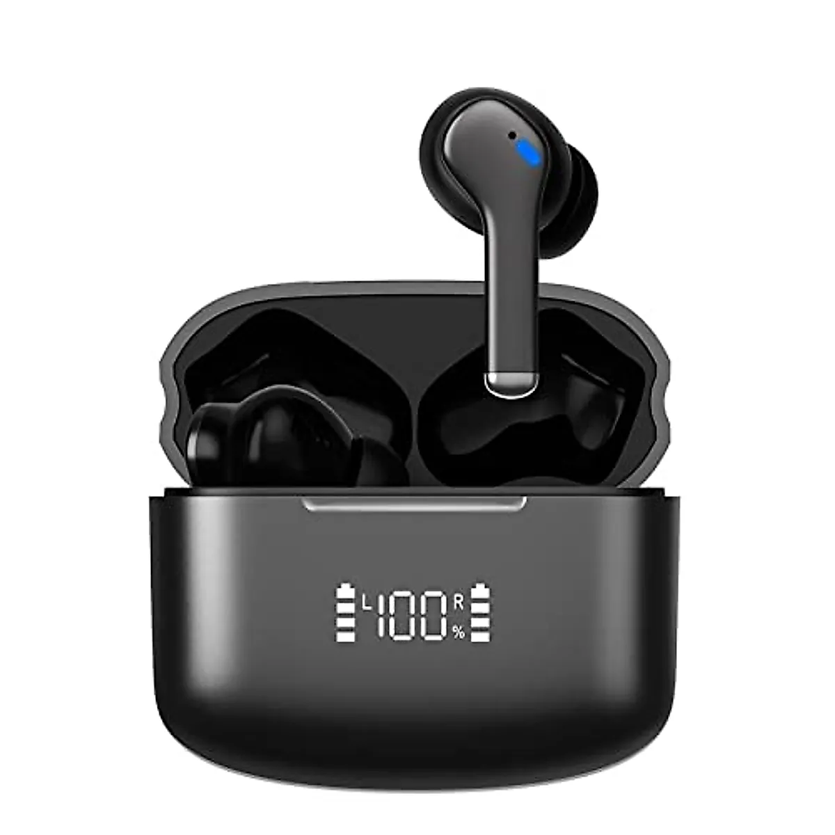 GDJBA Ear Buds Wireless Bluetooth Earbuds 5.3 Bluetooth Headphones with Noise Cancelling Microphone HiFi Sound Quality 60 Hours Listening Waterproof Compatible with iPhone/Android