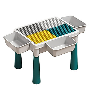 Pairez Toys Sensory Table & Chair Set for Toddler, Kids Activity Table, for Playing Building Blocks, Sand & Water, Color Dough.