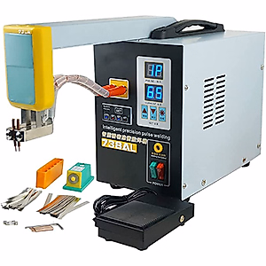 ALSUP 738AL Cordless Spot Welding Machine Battery Welding Machine Battery Pulse Spot Welding Machine with Adjustable Welding Head for 18650 14500 Lithium Battery Pack Buildings