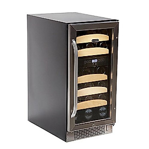 Whynter BWR-281DZ 28 Bottle Dual Temperature Zone Built-in Wine Refrigerator