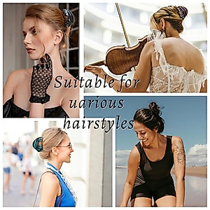 Large Hair Claw Clips With Strong Hold for Women - 4 Inch Non-Slip Octopus Clamps for Long Thick Hair (3 Pack)