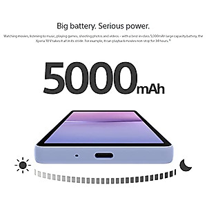 Sony Xperia 10 V XQ-DC72 5G Dual 128GB 8GB RAM Factory Unlocked (GSM Only | No CDMA - not Compatible with Verizon/Sprint) NGP Wireless Charger Included, Global - Black