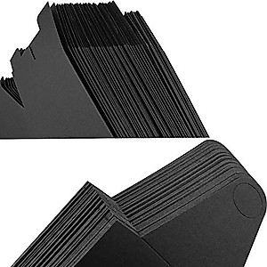 BILLIOTEAM 60PCS Black Single Cupcake Boxes, Clear Window Inserts Handle Cupcake Muffins Cupcake Carriers Pastry Containers Bakery Wrapping Party Favor Packing For Wedding Cupcake Favor Boxes