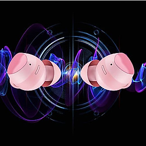 Urbanx Street Buds Plus True Bluetooth Earbud Headphones for Samsung Galaxy M11 - Wireless Earbuds w/Noise Isolation - Pink (US Version with Warranty)