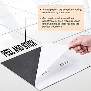 CO-Z 12x12 Inch Embossed Wood Plank Vinyl Flooring Pack of 24, 2mm Thick Peel and Stick Floor Tile Stickers with Weave Pattern, Waterproof Odorless Wood Laminate Flooring for Home Improvement