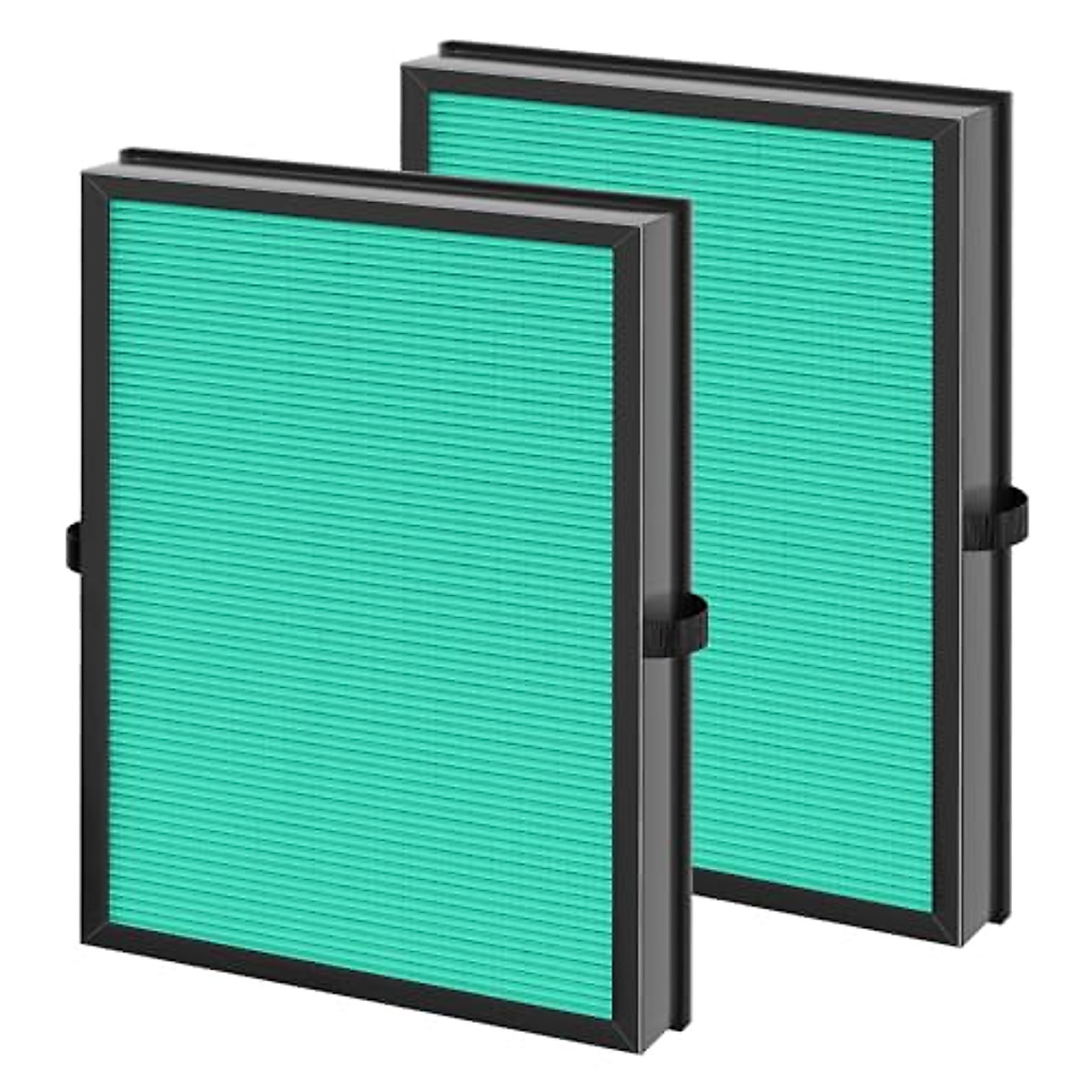 2 Pack MK-04 Air Filter Replacement Compatible with MK-04 MG04JH Air Puri-fier, 4-in-1 High-Efficiency Pollen Pet Dander Hair H13 HEPA Filter Suitable- Pet Dander Version