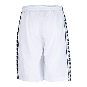 Kappa Banda Treadwell Shorts 3500920-A04, Mens, White/Black, S