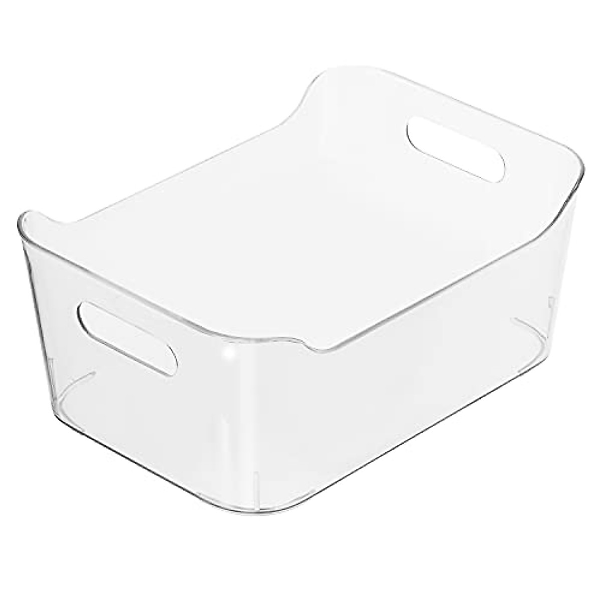 OGGI Storage Bin w/Handles, 13˝ x 9˝ x 6˝, Clear