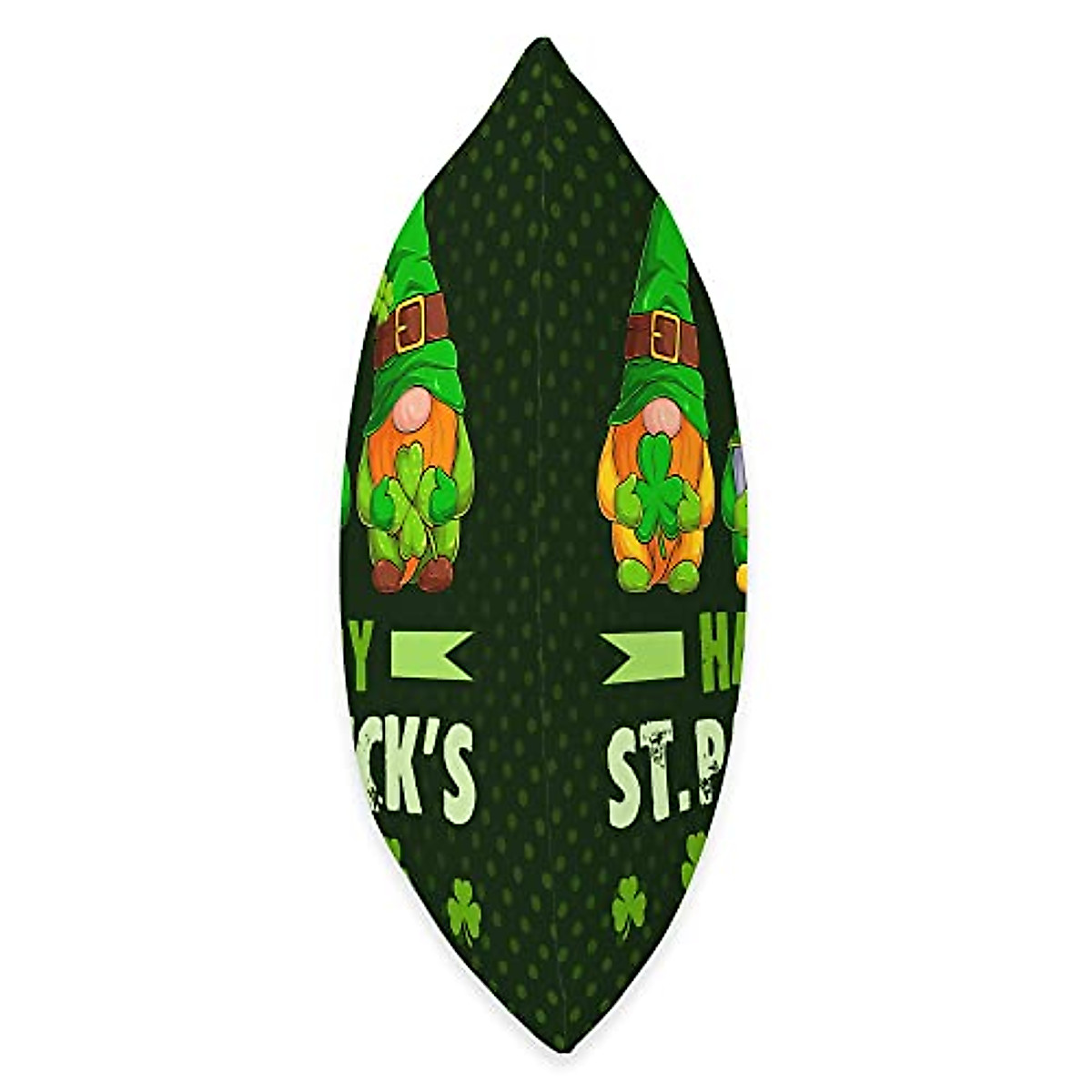 St. Patrick's Day by Content Design Studio Happy St. Patricks Day, Funny Gnomes, Green Pattern Throw Pillow, 16x16, Multicolor