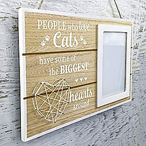GIFTAGIRL Cat Gifts for Cat Lovers - Crazy Cat Lady Gifts or Cat Themed Gifts Like our Cat Frame, are Great Cat Lover Gifts for Women and Funny Cat Stuff for Cat Lovers. Lovely Cat Mom decor Presents…