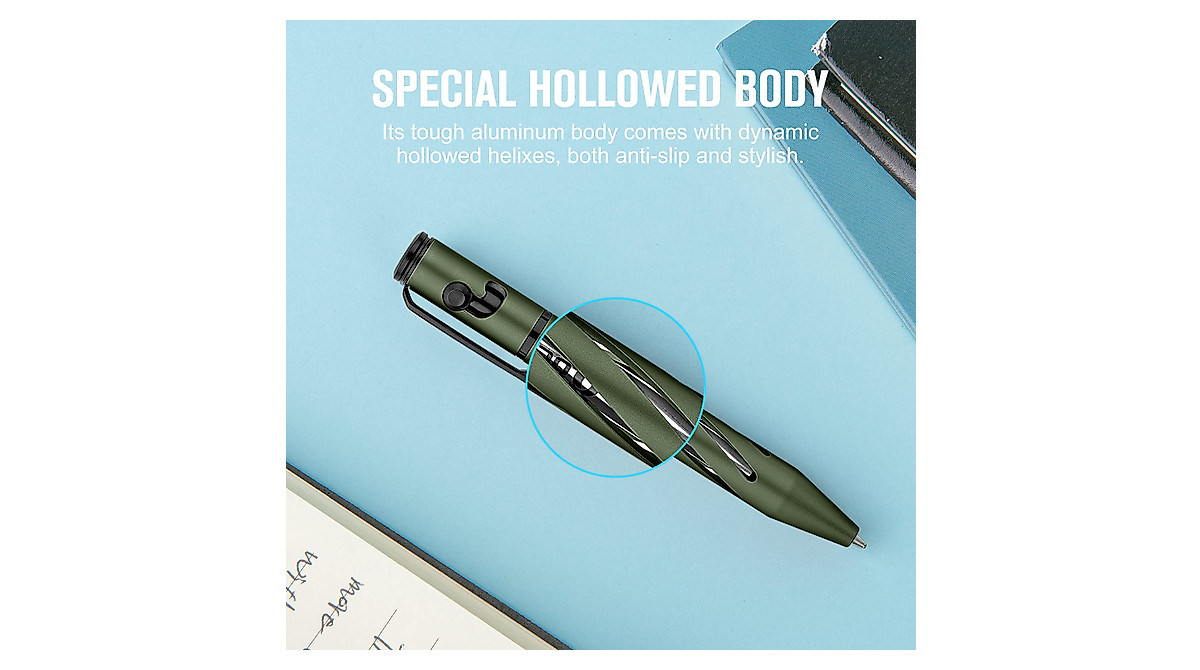 OLIGHT Open Mini Ballpoint Pen - Compact, Durable & Smooth Writing