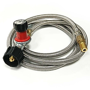 Santa Barbara Chili Roaster CRBBQ-Kit 5 Burner Hatch Chile Roaster Propane Roaster Drum, Regulator & Apron Kit